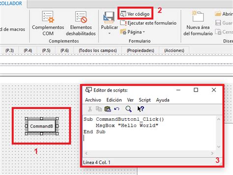 Vba How Do I Hook Into A Button Click Event On A Custom Form Stack