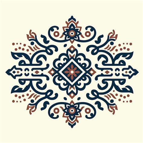 Premium Vector Swirl Pattern Decoration Card Vector