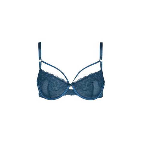 Teal Embroidered Non Padded Bra €10