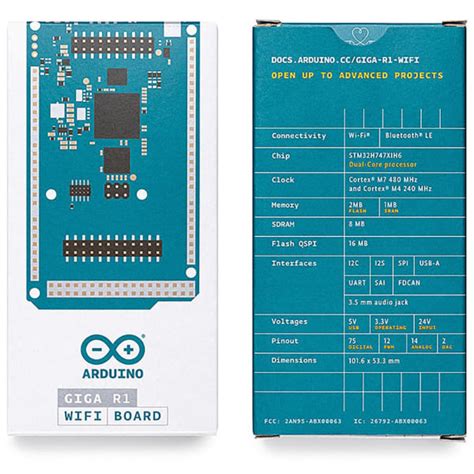 Arduino Abx00063 Arduino Giga R1 Wifi Board Rs