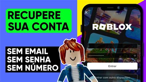 Como RECUPERAR conta do ROBLOX Sem E mail Sem Senha sem Número