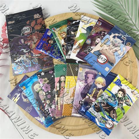 Set ảnh Thẻ Thanh GƯƠm DiỆt QuỶ Kimetsu No Yaiba Anime Chibi Sưu Tập Card Xinh Xắn