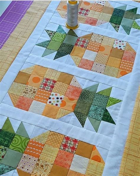 Modern Quilted Table Runner Pattern