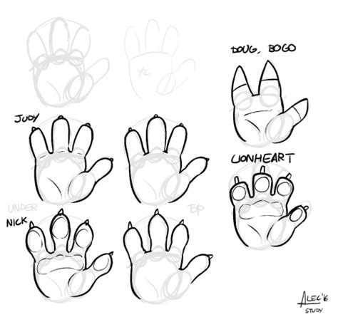 Le Reffy Ref Ref Disney Concept Art Furry Drawing Paw Drawing