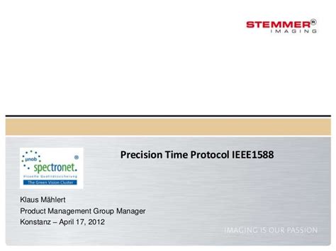 Precision Time Protocol Ieee 1588