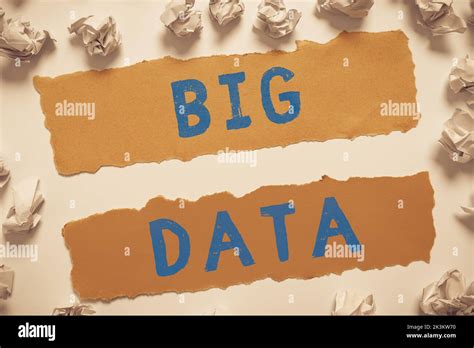 Conceptual Caption Big Data Word Written On Sets That So Complex That