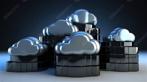 D Cloud Software Cloud Computing Powerpoint Background For Free