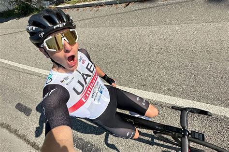 Tadej Pogacar Back Training On The Road At Uae Team Emirates Camp Cyclingnews