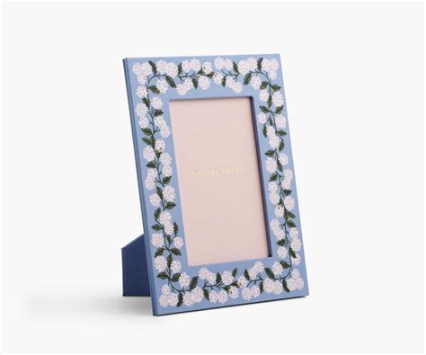 Paper Wrapped Picture Frame Hydrangea Rifle Paper Co