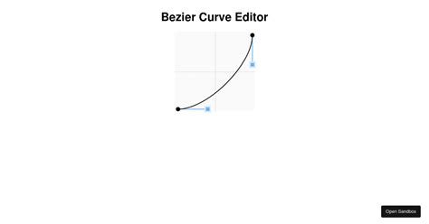 React Bezier Curve Editor Examples CodeSandbox