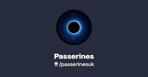 Passerines Instagram Facebook Linktree