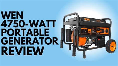 Wen 4750 Watt Portable Generator Review Pros And Cons Explained Youtube