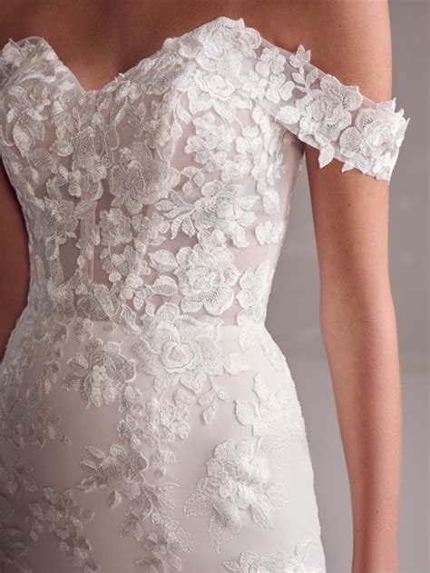 Hilda Sexy Floral Wedding Dress Rebecca Ingram
