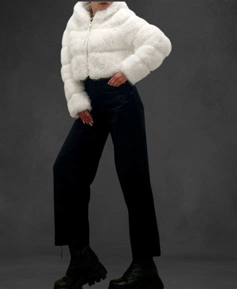 Дамско яке от изкуствен косъм Дила Стил