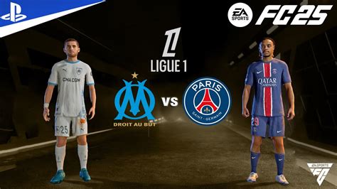 Fc 25 Marseille Vs Psg Ligue 1 202425 Match Ps5™ Gameplay 4k