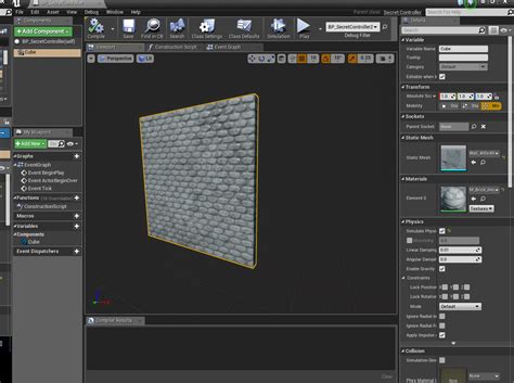 Unreal 4 Destroying A Static Mesh Component In C Game Development