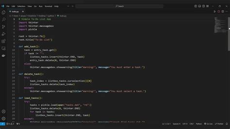 anusaya s on linkedin codsoft python tkinter todolist programming learning growth