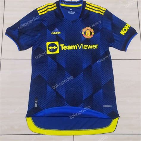 Promo JERSEY PI MANCHESTER UNITED MU 3RD 2021 2022 PLAYER ISSUE HEAT