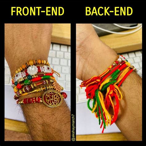 hushen savani on linkedin frontend vs backend