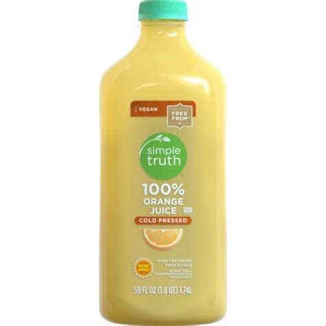 Simple Truth® 100 Cold Pressed Orange Juice 59 Fl Oz Qfc