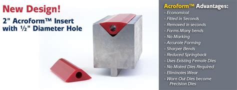 Acroform™ Urethane Die Inserts Urethane Forming Dies