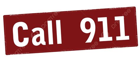 Call 911 Calling Grungy Rubber Vector Calling Grungy Rubber Png And