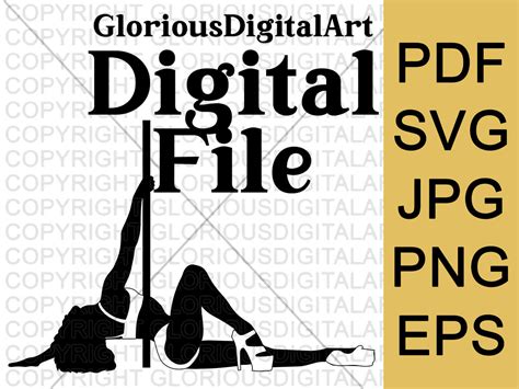 Sex Lady Clipart Sexy Dancer Laser Cut Digital Download File Svg Pdf Eps Png Vector