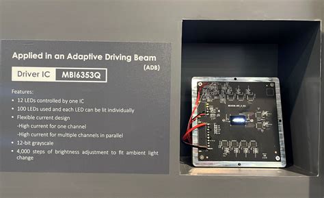 A Brilliant Driver Macroblock Was On The Road To CES 2023 LEDinside