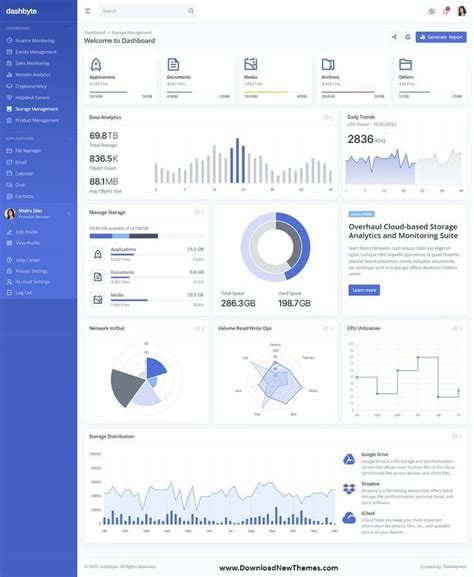 dashbyte react and bootstrap 5 dashboard and admin template dashboard