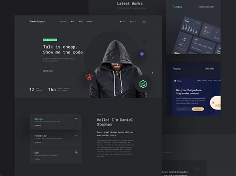 DS Personal Developer Portfolio By Logan Cee On Dribbble