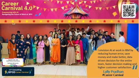 Lally Pradhan On Linkedin Careercarnival Bdodcc4 Cc4 Bpo Watsonx Ibm Imagineai
