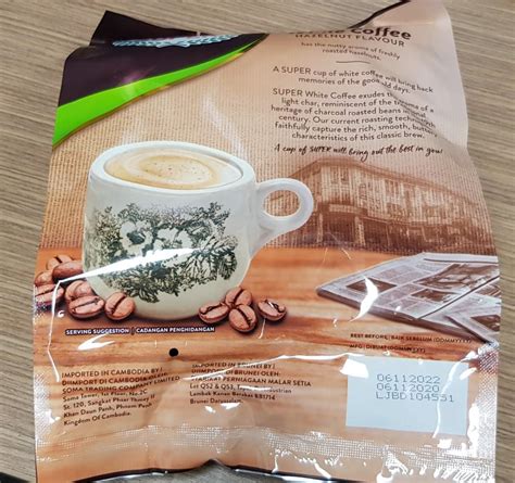 Super White Coffee Hazelnut Flavour Food Drinks Beverages On Carousell