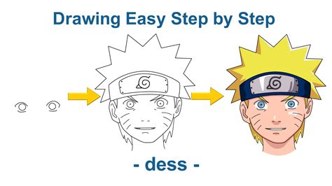 How To Draw Naruto Uzumaki Step By Step