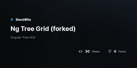 Ng Tree Grid Forked Stackblitz