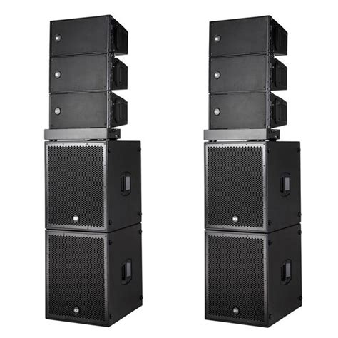 RCF HDL 20A Line Array Ground Stacked Package