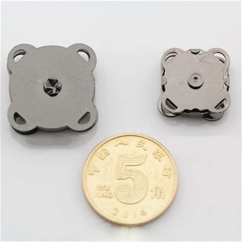 Aliexpress Buy New Arrival 10mm High Quality Black Silver Sew On Metal Magnetic Snaps