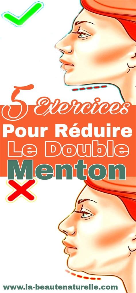 5 exercices pour réduire le double menton Réduire le double menton
