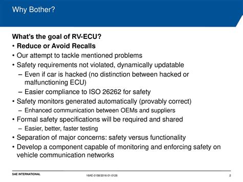 Rv Ecu Maximum Assurance In Vehicle Safety Monitoring Ppt Download