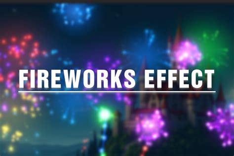 Cartoon Fireworks VFX Particles Unity Asset Store