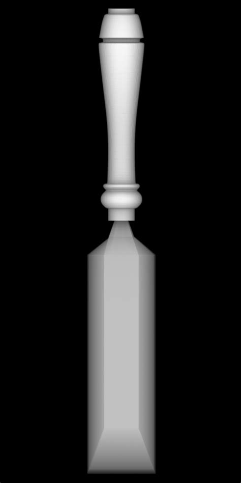 Wood Chisel For 3d Printing And Cnc Routing