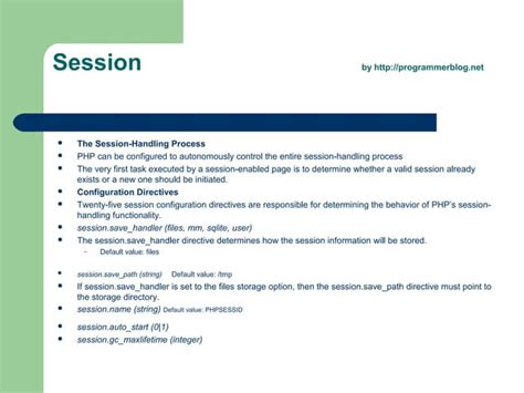 Php Ssession Cookies Introduction Ppt Free Download