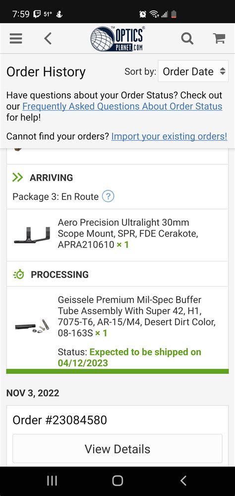 Optics Planet Sucks Dick Where Is The Cancel Order Button Supposed To Be Right Here R Ar15