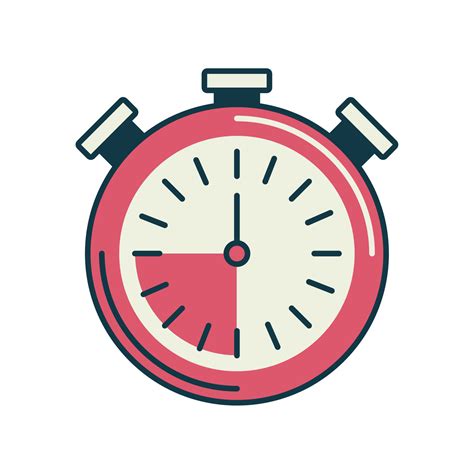 Chronometer Timer Icon White Background 24468328 Vector Art At Vecteezy