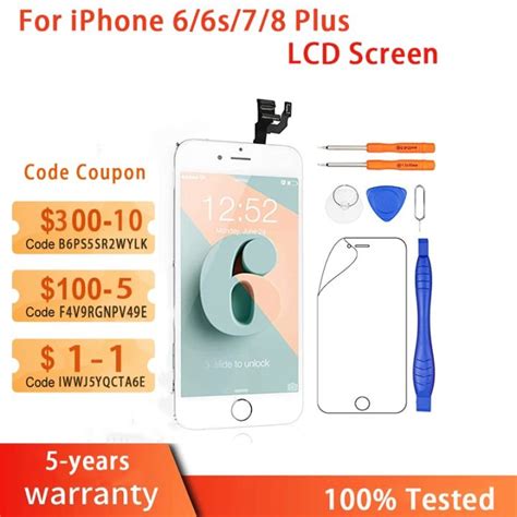 AAA Quality LCD Screen For Iphone S Plus LCD Touch Digitizer