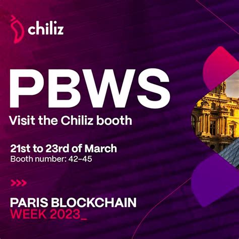 Afzal Majeed On Linkedin Chiliz Is Proud To Be Participating In Paris Blockchain Week Alongside…