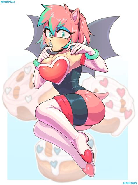 The Big Imageboard Tbib Accessory Amy Rose Anthro Armor Big Breasts Blue Lipstick Boots
