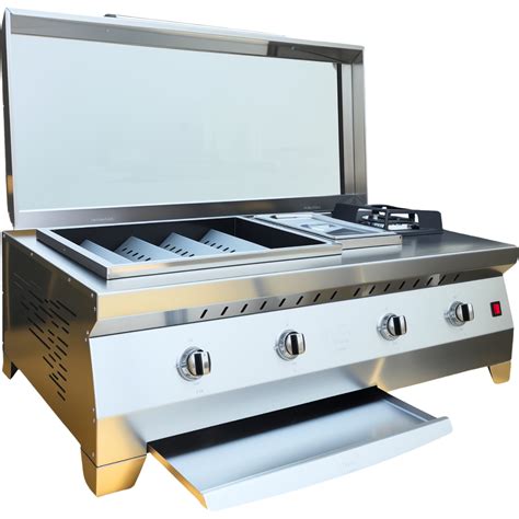 باربیکیو گازی رومیزی کوکینگ فلیم مدل مینی آیلند کوکینگ فلیم