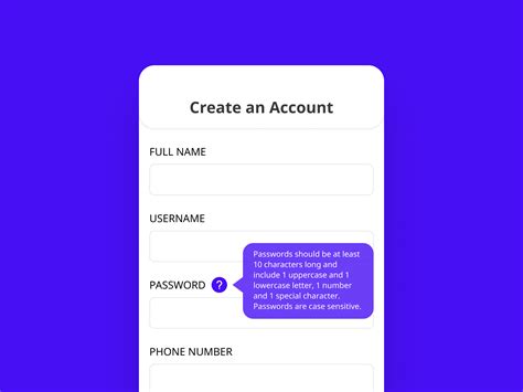 Password Tooltip By Gina Chee On Dribbble