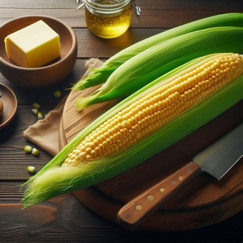 Corn Cobs Premium Ai Generated Image