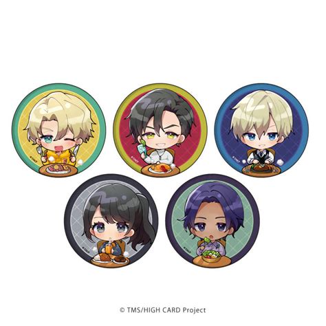 缶バッジ「high Card」05コンプリートbox全5種ミニキャライラスト｜アニメ・コラボグッズの通販ならeeo Store